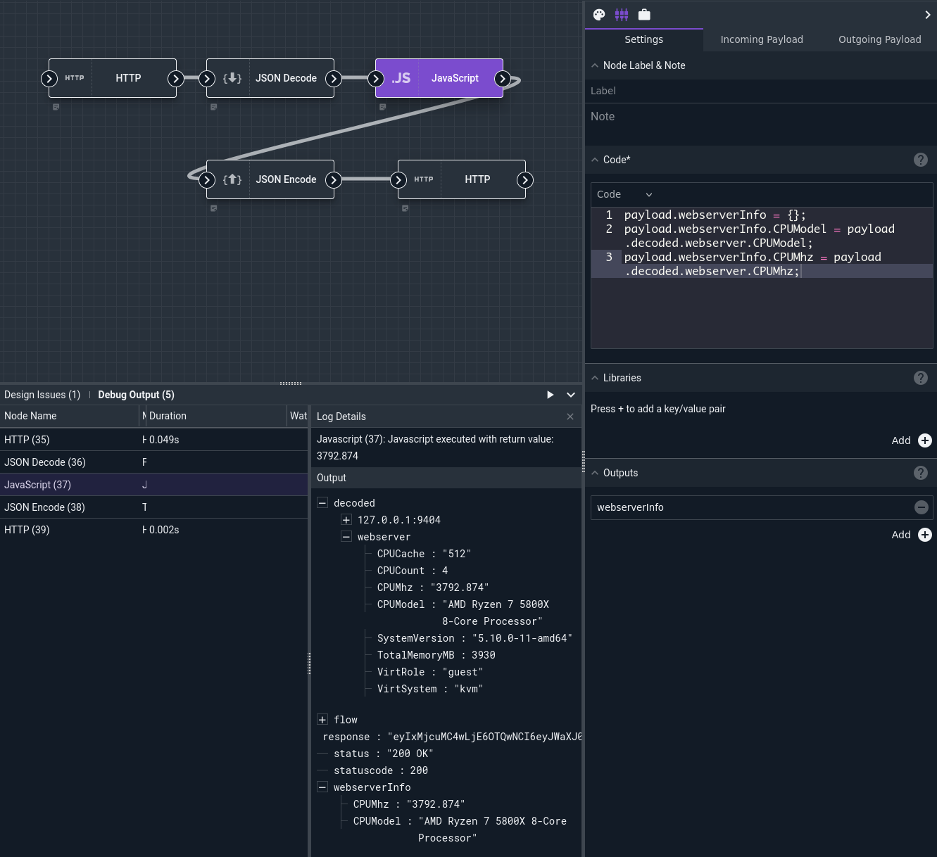 JSON Encode JSON Decode Nodes Gravwell V5 4 7 Documentation